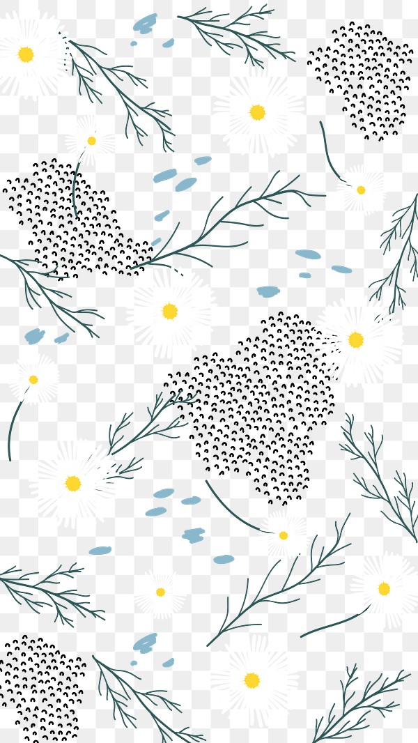 Daisy pattern png transparent background | Premium PNG - rawpixel
