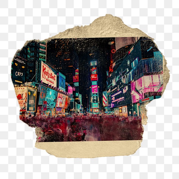 New York Time Square is | Free PNG - rawpixel