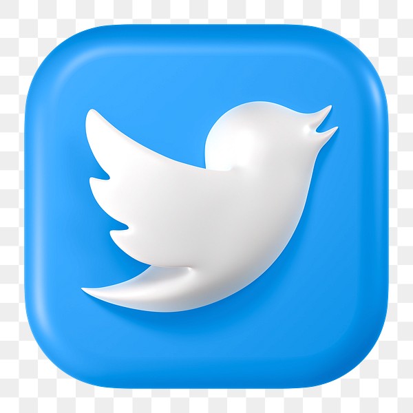 Twitter icon social media 3D | Premium PNG - rawpixel