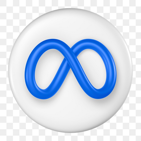 Meta icon social media 3D | Premium Icons - rawpixel
