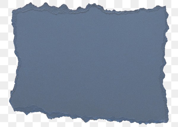 Ripped blue png paper sticker, | Premium PNG - rawpixel