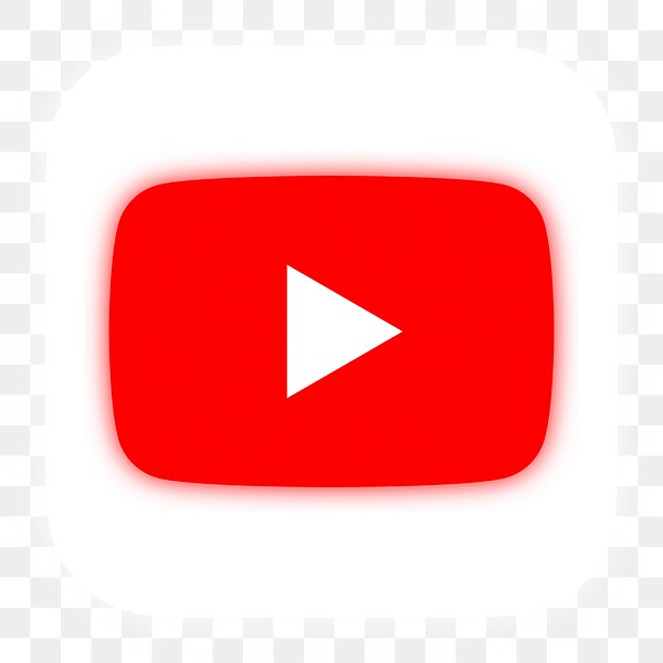 YouTube icon social media neon | Premium Icons - rawpixel