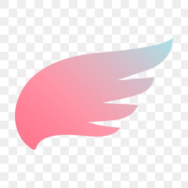 Pink wing png icon sticker, | Free Icons - rawpixel
