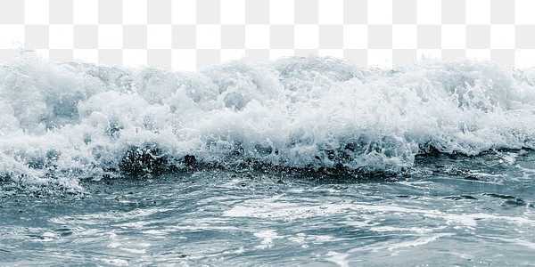Sea wave png border, transparent | Free PNG - rawpixel