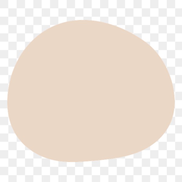 Beige abstract png shape sticker, | Premium PNG - rawpixel