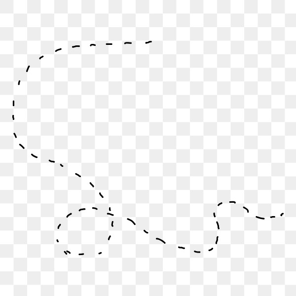 Cute dotted line png sticker, | PNG - rawpixel