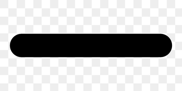 Black rounded rectangle png sticker, | Premium PNG - rawpixel