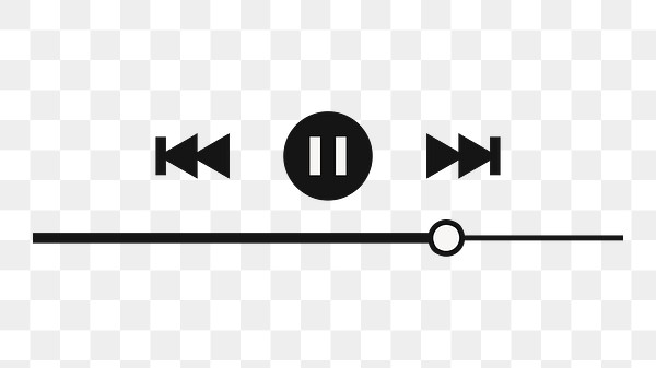 Png music player bar sticker | Premium PNG - rawpixel