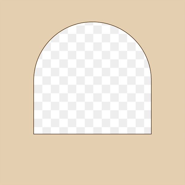 Arch frame png sticker, transparent | Premium PNG - rawpixel