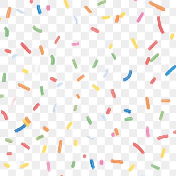Confetti sprinkle pattern png transparent | Premium PNG - rawpixel