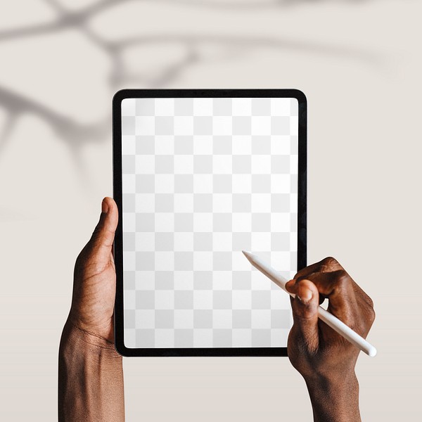 Tablet screen png mockup, transparent | Premium PNG - rawpixel