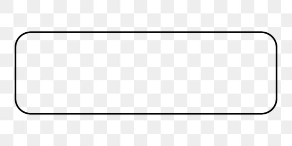 Png rectangle line frame sticker, | Premium PNG - rawpixel