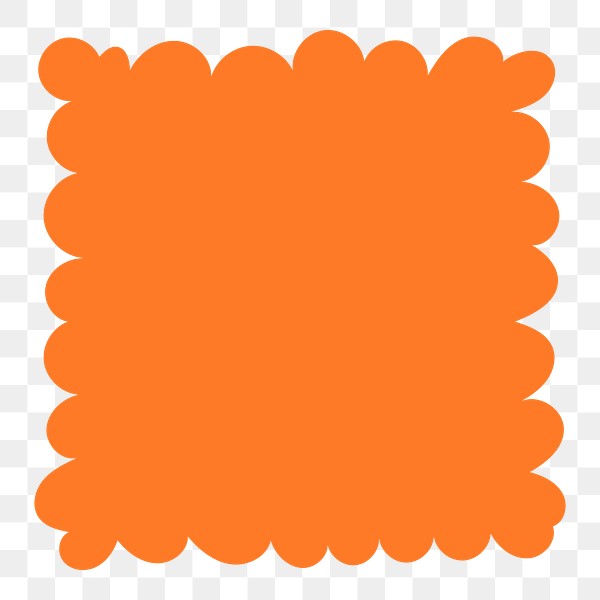 Orange frame png sticker, transparent | Premium PNG - rawpixel