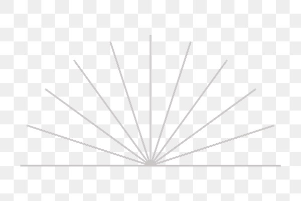 Half sun rays png sticker | Premium PNG - rawpixel