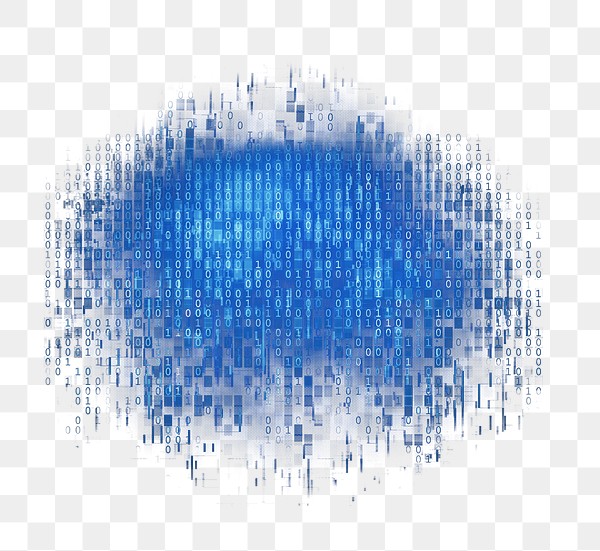 Blue code png sticker, transparent | Free PNG - rawpixel