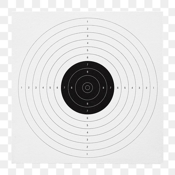 Gun target png sticker, transparent | Free PNG - rawpixel