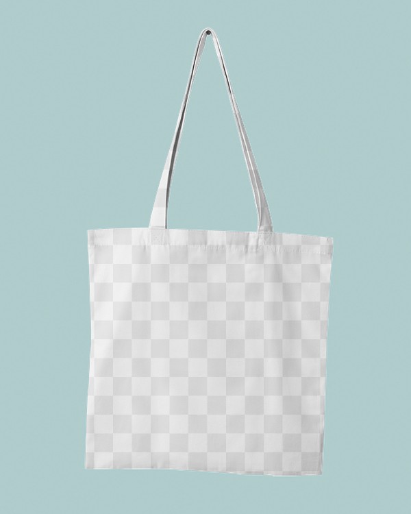 Tote bag png mockup sticker, | Premium PNG - rawpixel