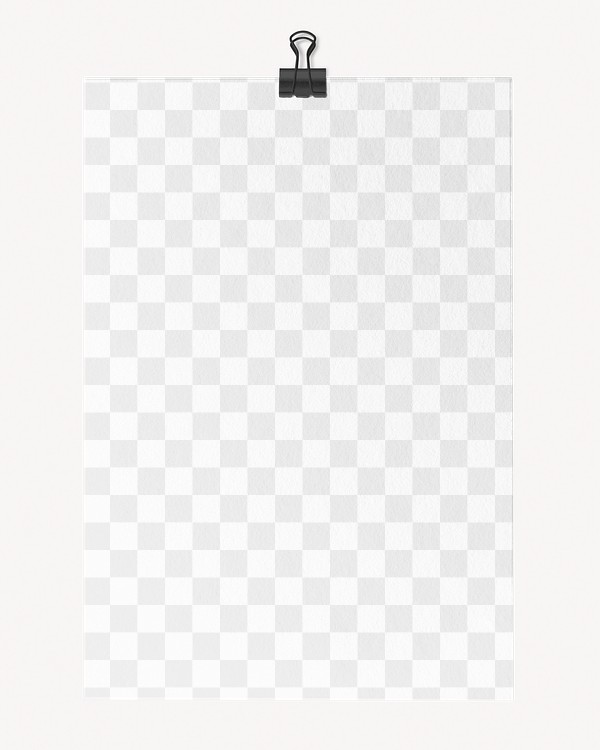 Paper document png mockup, transparent | Free PNG - rawpixel
