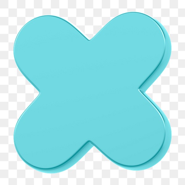 Png X mark sticker, 3D | Premium PNG - rawpixel