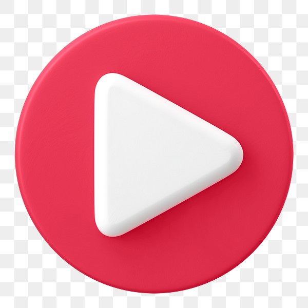 Play button png 3D sticker | Premium PNG - rawpixel