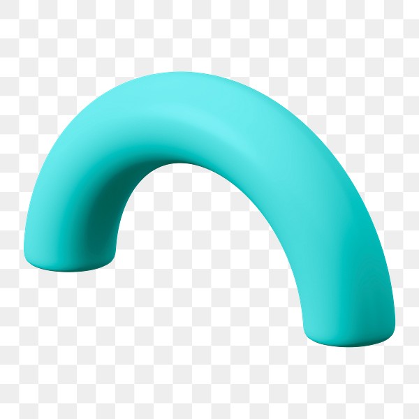 PNG curved line, 3d elements | Premium PNG - rawpixel