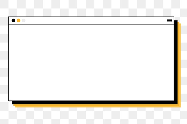 Popup window png frame sticker | Premium PNG - rawpixel