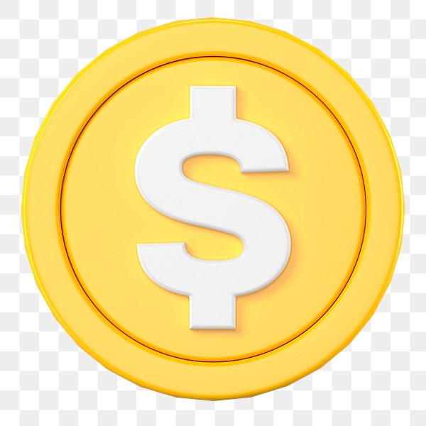 US Dollar coin png, 3D | Premium PNG Sticker - rawpixel