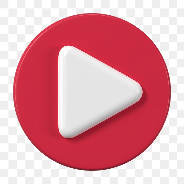 3D png play button clipart | Premium PNG Sticker - rawpixel