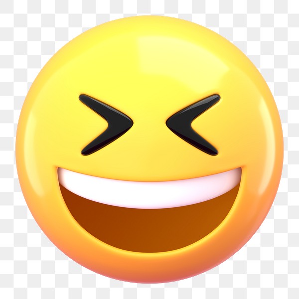 3D emoticon png laughing face | Premium PNG - rawpixel