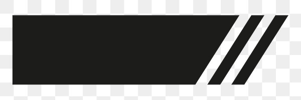 Black divider png sticker, flat | Premium PNG - rawpixel