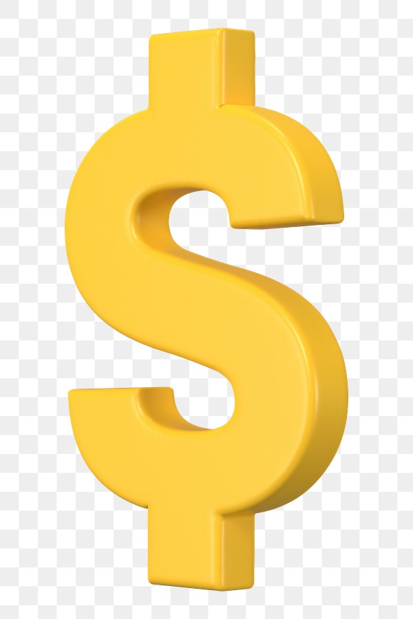 US dollar png sign clipart | Premium PNG Sticker - rawpixel