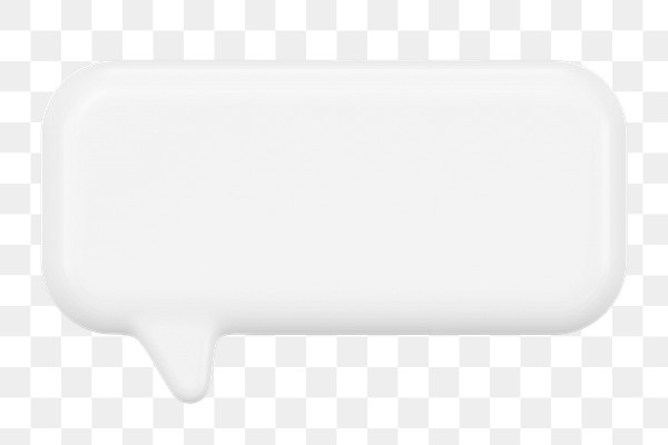 3D speech bubble png sticker, | Premium PNG - rawpixel