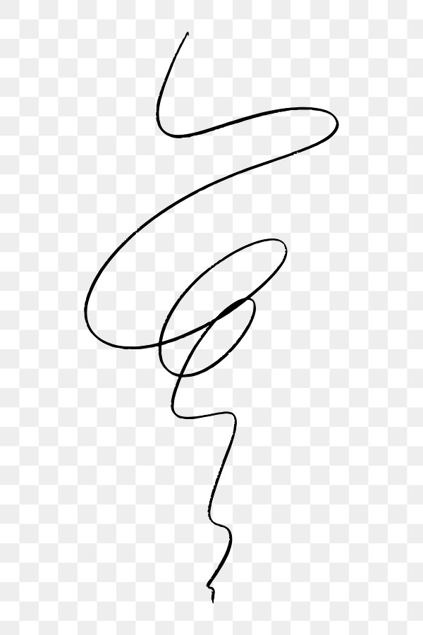 Scribble line png sticker, transparent | Premium PNG - rawpixel
