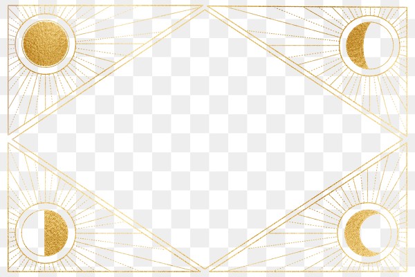 Gold celestial png frame, vintage | Premium PNG - rawpixel