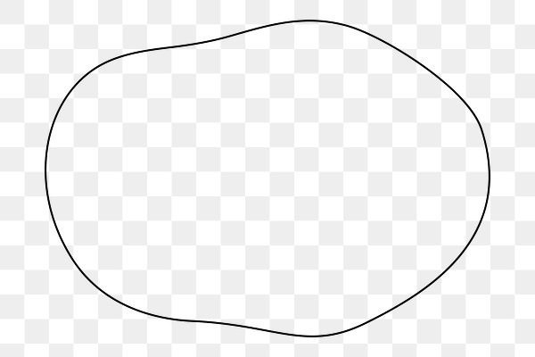 Organic shape png sticker, transparent | Premium PNG - rawpixel