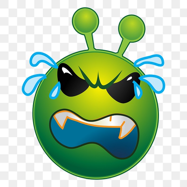 Crying alien cartoon png clipart, | Free PNG - rawpixel