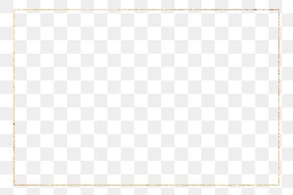 Gold glitter frame png, transparent | Premium PNG - rawpixel