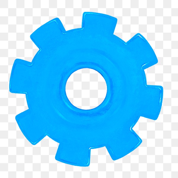 Blue cogwheel png, business graphic, | Premium PNG - rawpixel