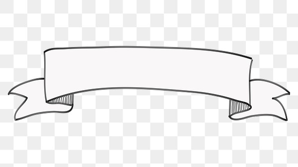 PNG Doodle ribbon banner element | Premium PNG - rawpixel
