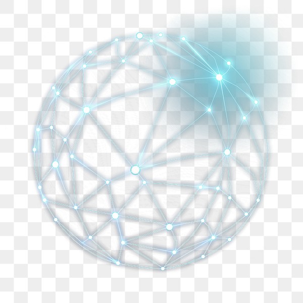 Neon global network connection png | Premium PNG Sticker - rawpixel