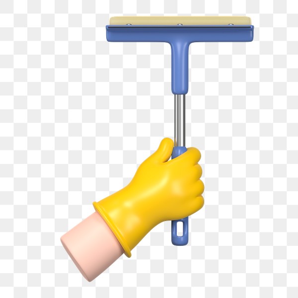 PNG 3D hand holding squeegee | Premium PNG - rawpixel