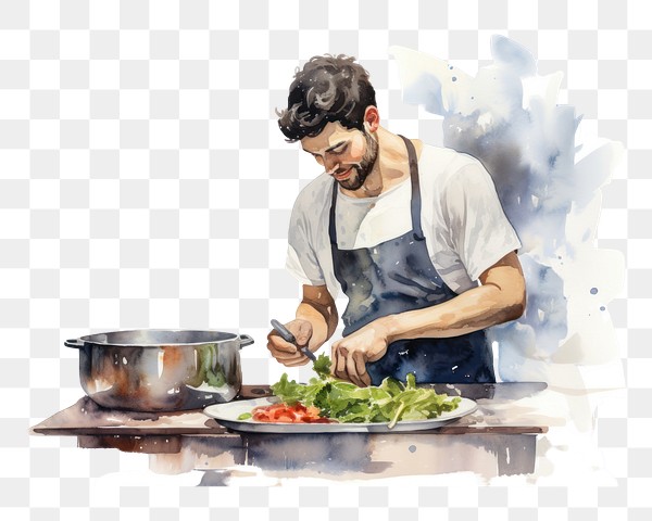 PNG Cooking adult chef food. | Premium PNG - rawpixel