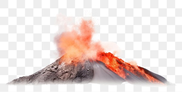 PNG Mountain outdoors volcano nature. | Premium PNG - rawpixel