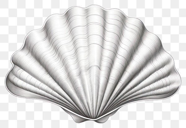 PNG Seashell clam white background | Premium PNG - rawpixel