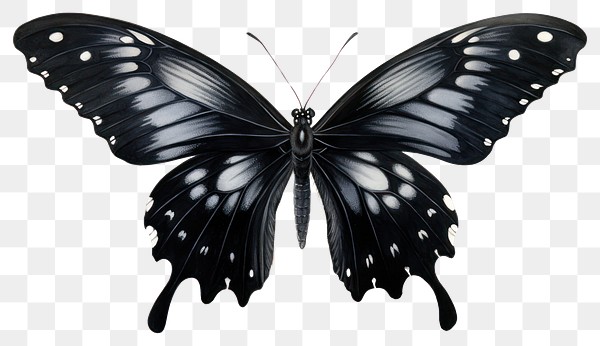 PNG Butterfly animal insect black | Free PNG - rawpixel