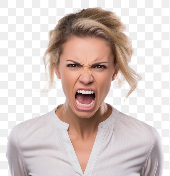 PNG Portrait shouting adult angry. | Free PNG - rawpixel