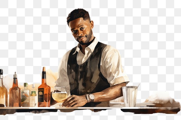 PNG Bartender adult male | Free PNG - rawpixel