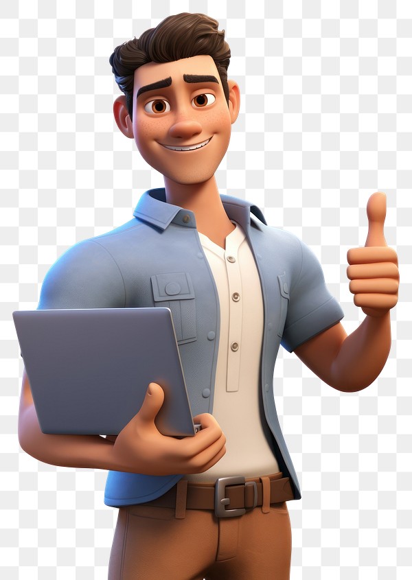 PNG Computer smiling cartoon | Premium PNG - rawpixel