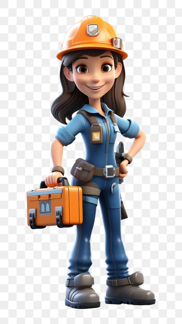 PNG Engineer smiling cartoon hardhat | Premium PNG - rawpixel