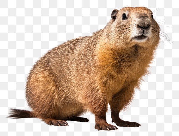 PNG Groundhog wildlife animal mammal. | Free PNG - rawpixel